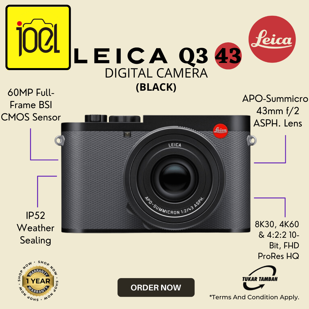 Leica Q3 43 Digital Camera-Brand New - Joel Camera